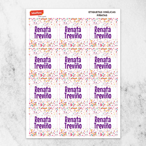 Piñatas Cuadrada Niña - Labelfans